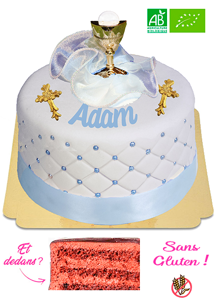 Commander un gâteau de communion garçon